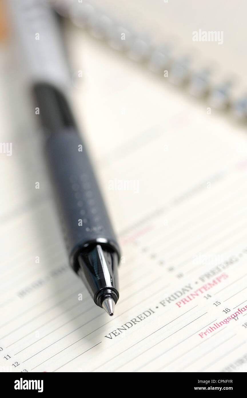 Appointments book hi-res stock photography and images - Alamy