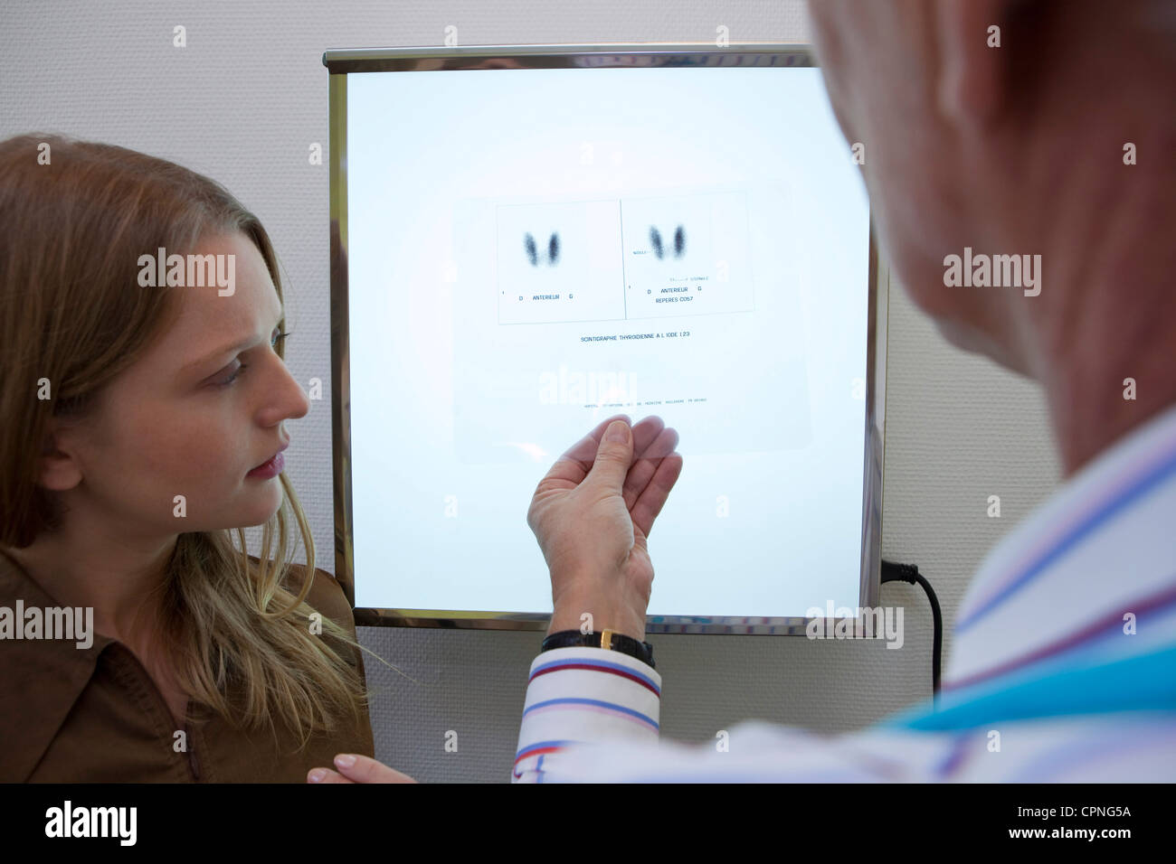 THYROID GLAND, SCINTISCAN Stock Photo - Alamy