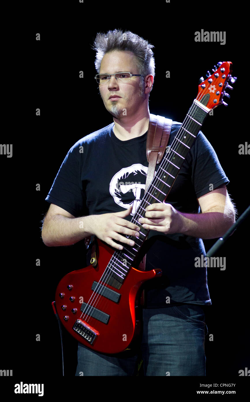 26.05.2012. Moscow. Russia. King Crimson Festival. Pictured: Tony Levin ...