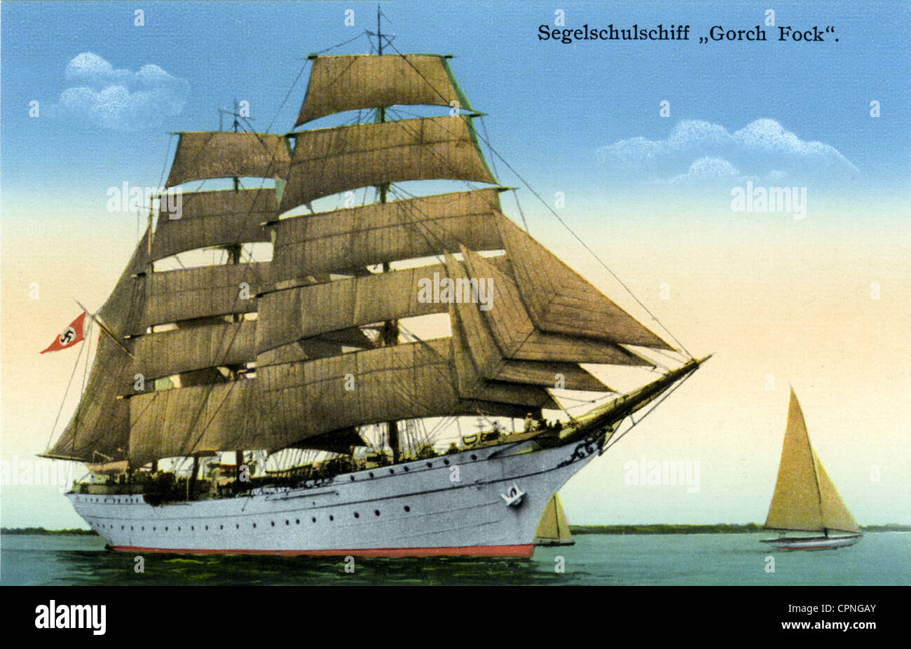 transport / transportation, navigation, sailing ship, Gorch Fock 1 ...