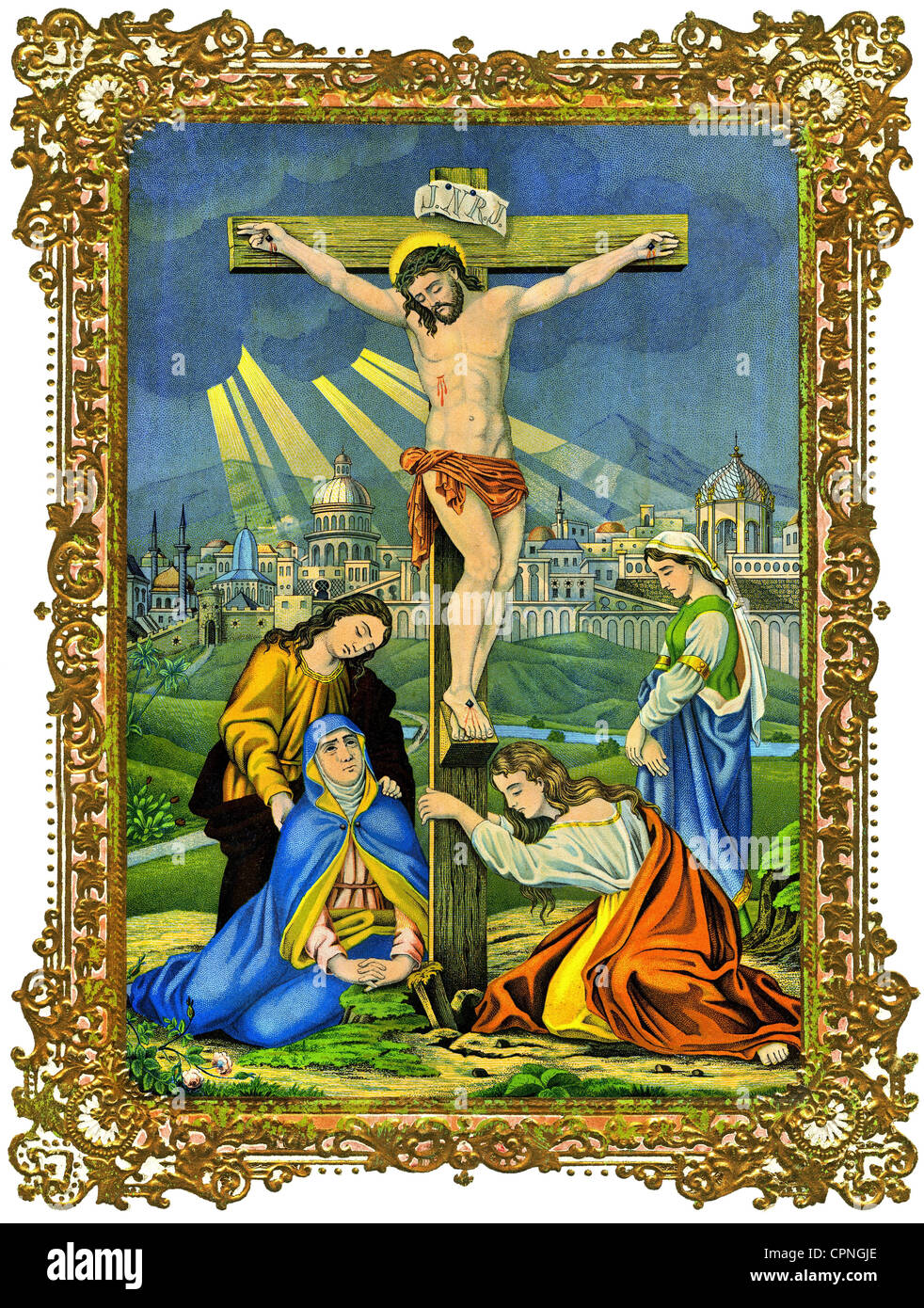 Jesus cross mary hi-res stock photography and images - Alamy
