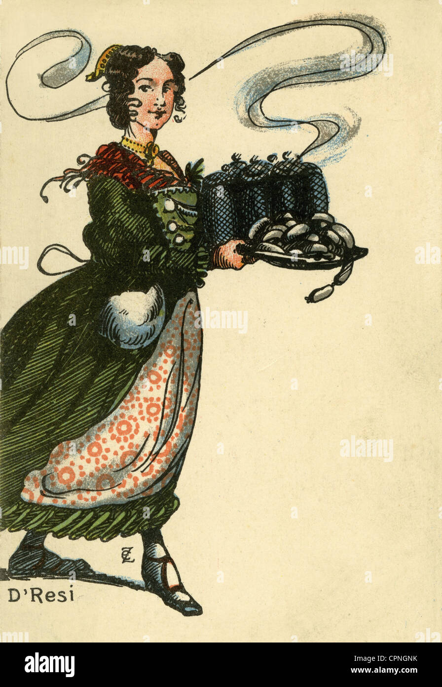 Waitresses 1900s waitress hi-res stock photography and images - Alamy