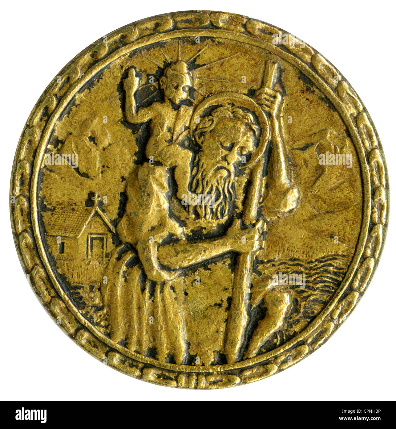 Christopher badge hi-res stock photography and images - Alamy