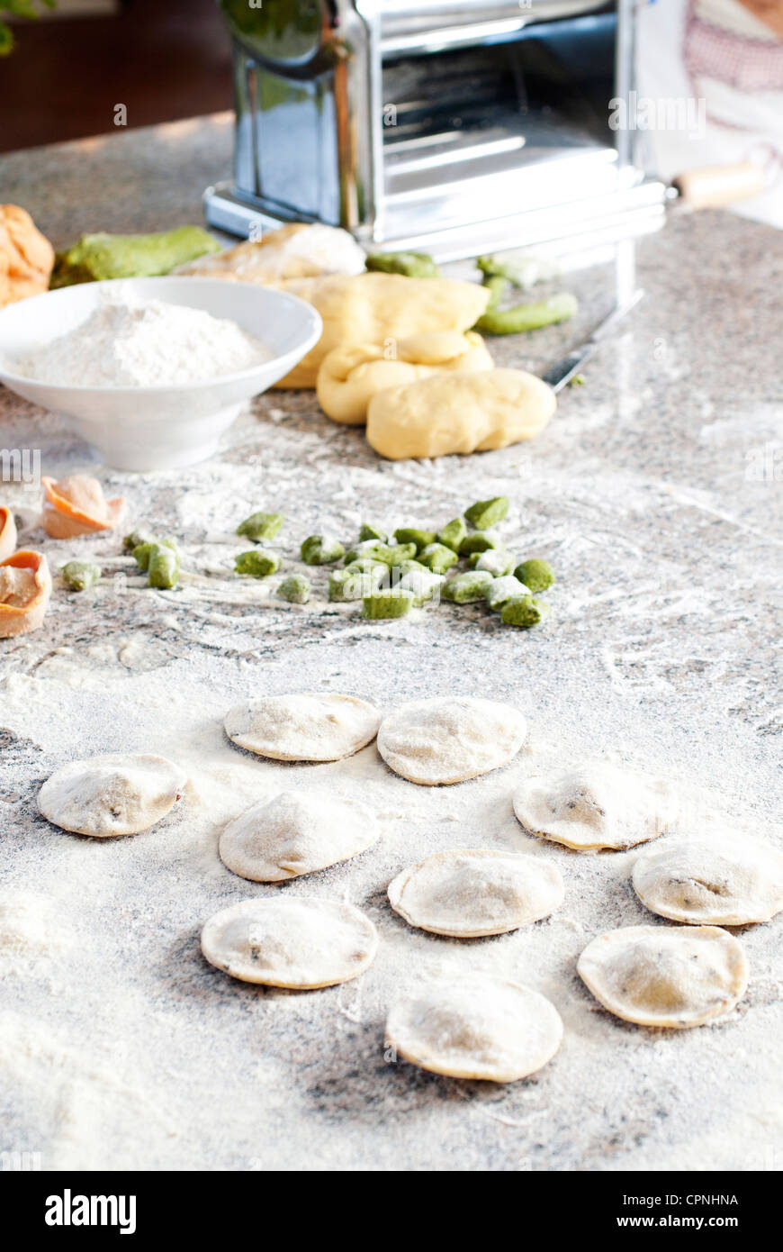 Stack ravioli pasta hi-res stock photography and images - Alamy