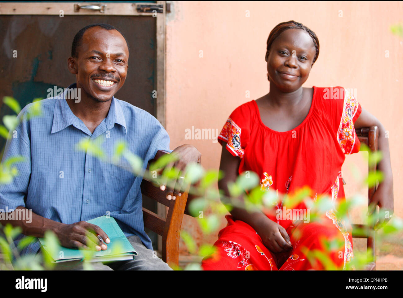 AN AFRICAN COUPLE Stock Photo - Alamy