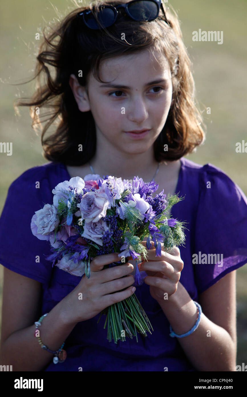 PORTRAIT OF ADOLESCENT GIRL Stock Photo - Alamy