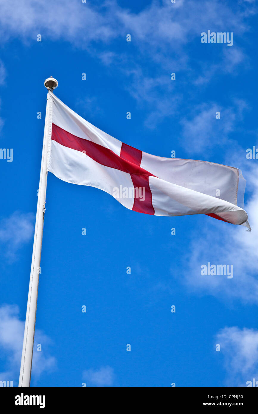 Flag of St.George, National Flag of England Stock Photo - Alamy
