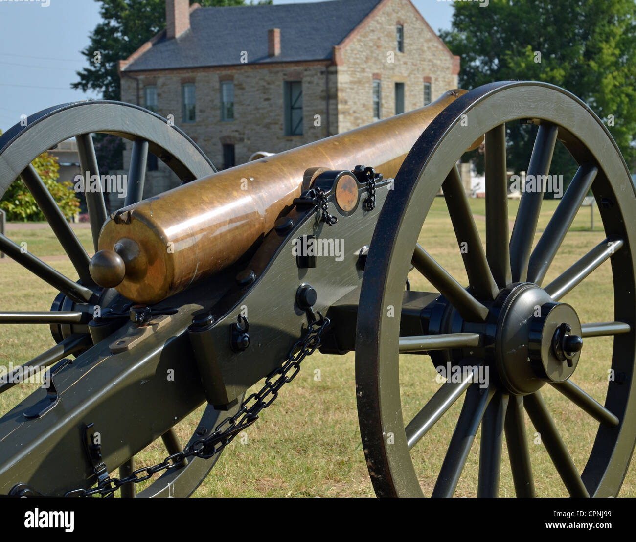 Historical canon at Fort Smith National Park, Arkansas Stock Photo - Alamy