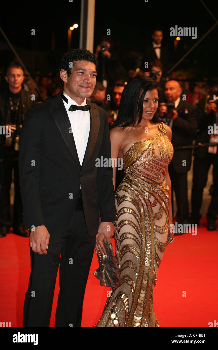 Bassem Samra, Nahed El Sebaï, arriving at the gala screening of the ...