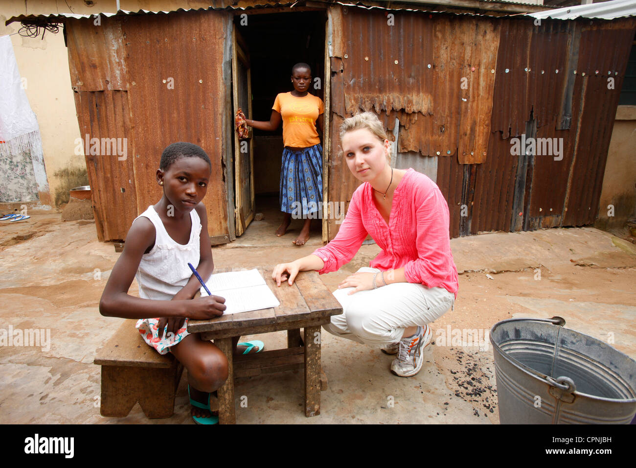 TEACHING IN AFRICA Stock Photo - Alamy