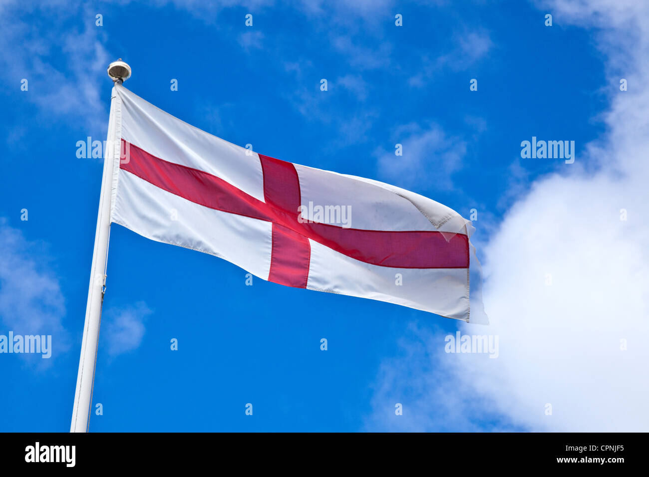 Flag of St.George, National Flag of England Stock Photo - Alamy