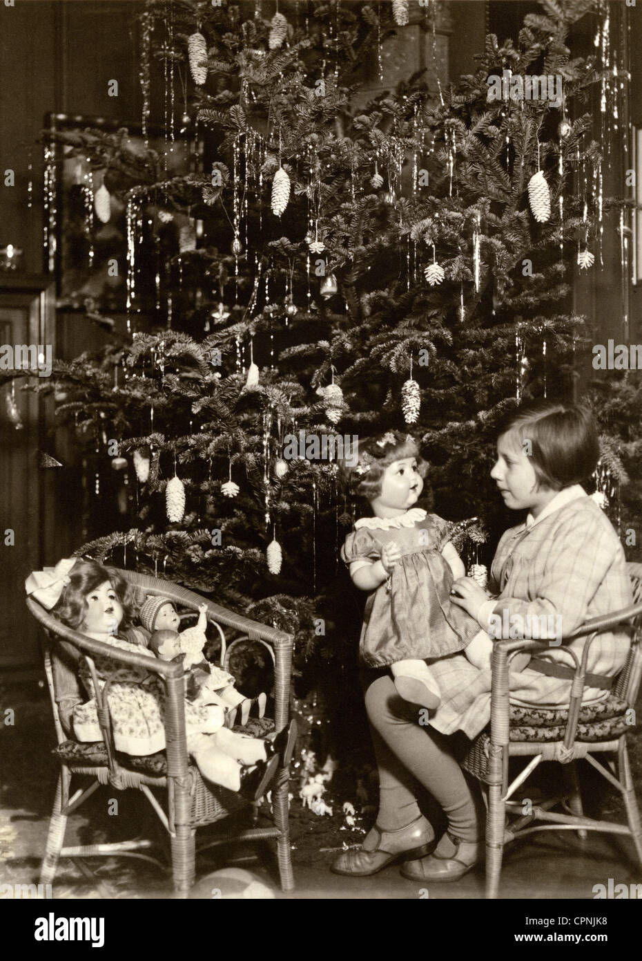 1930s Christmas Scenes Old Fashioned