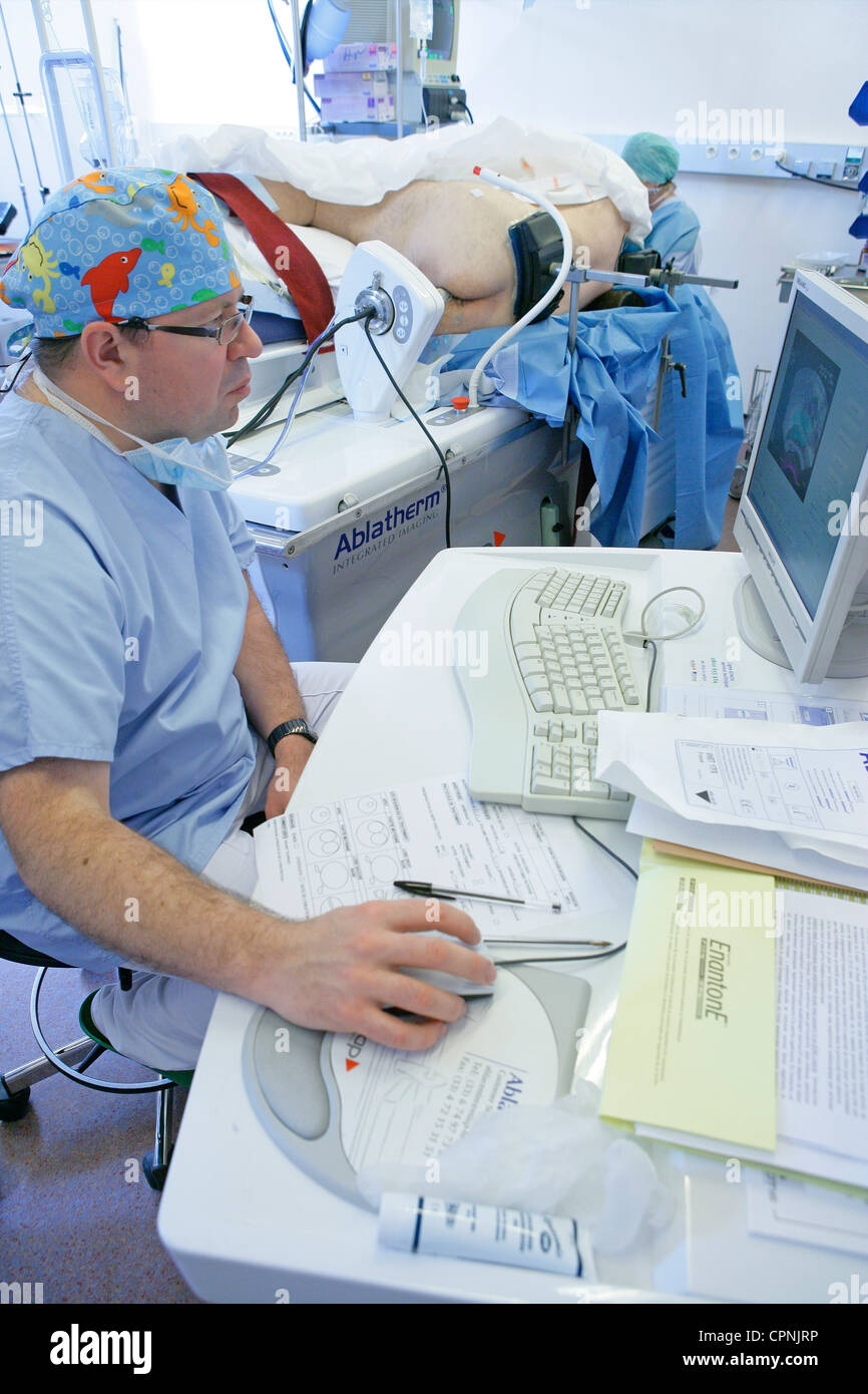 CANCER OF PROSTATE ULTRASOUND Stock Photo - Alamy