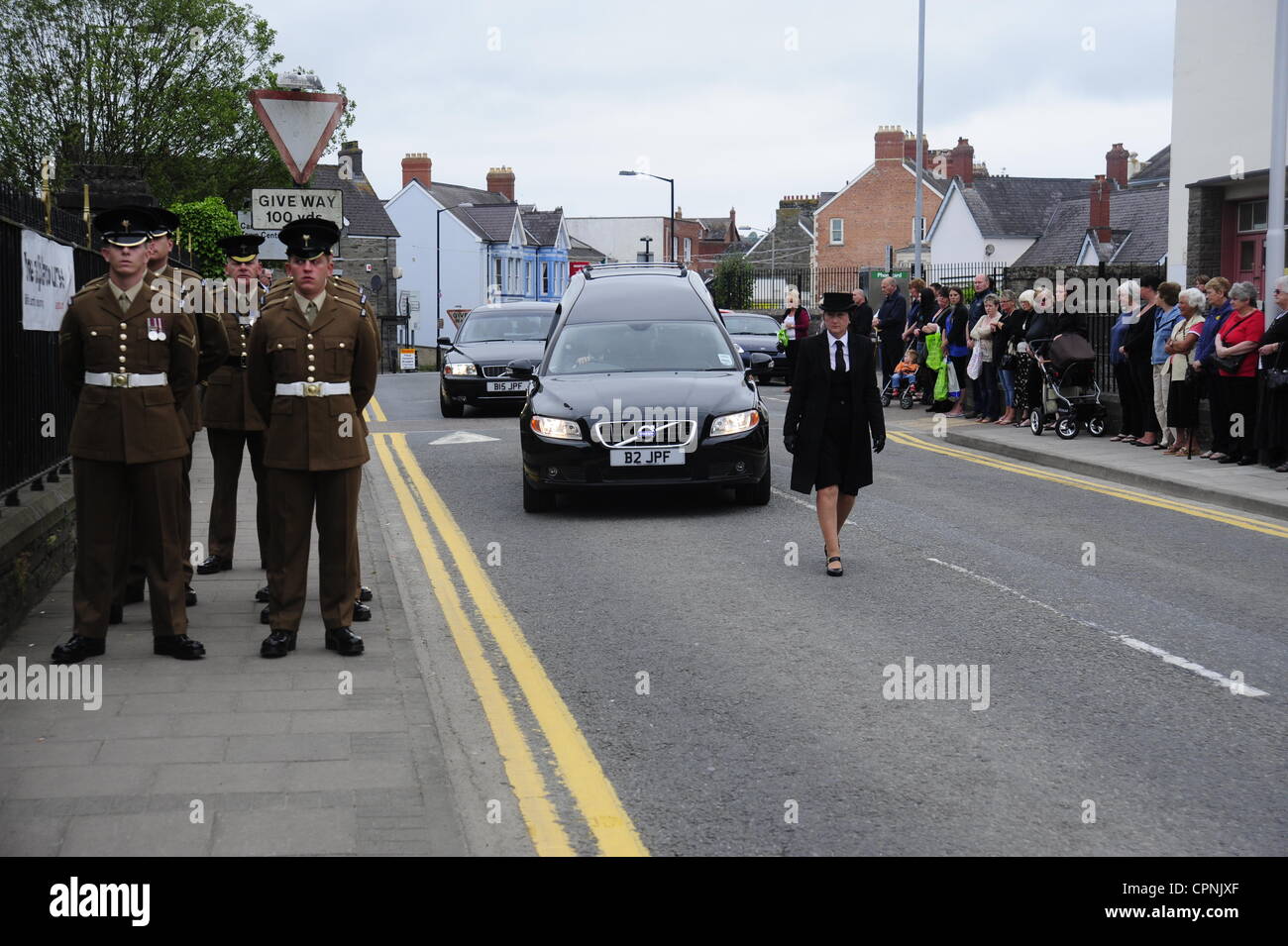 The funeral service for L/Cpl Lee Davies was at 1130 hrs on Tuesday ...