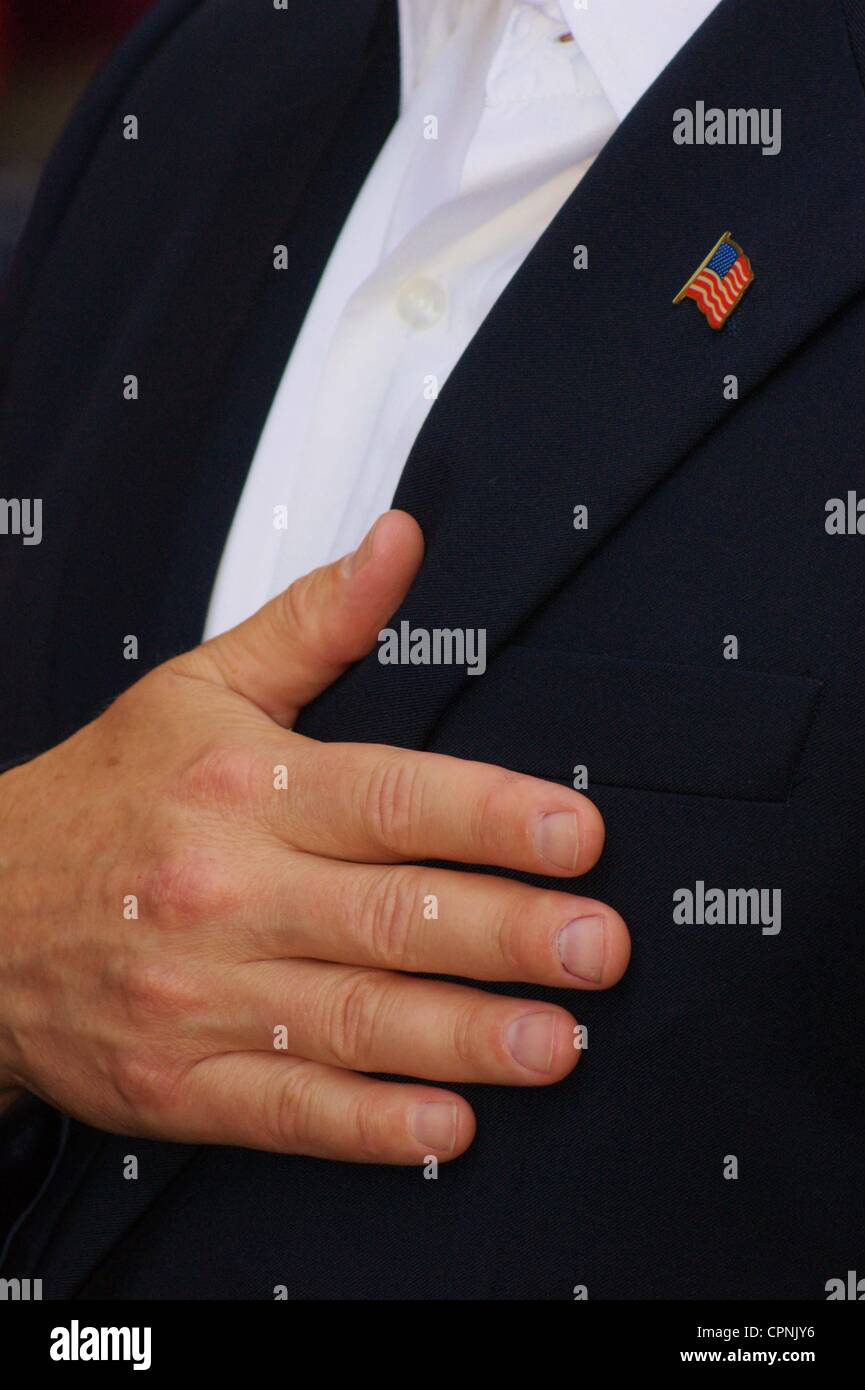 May 28, 2012 - Austin, Texas, U.S. - Atmosphere:Pledge of Allegiance ...