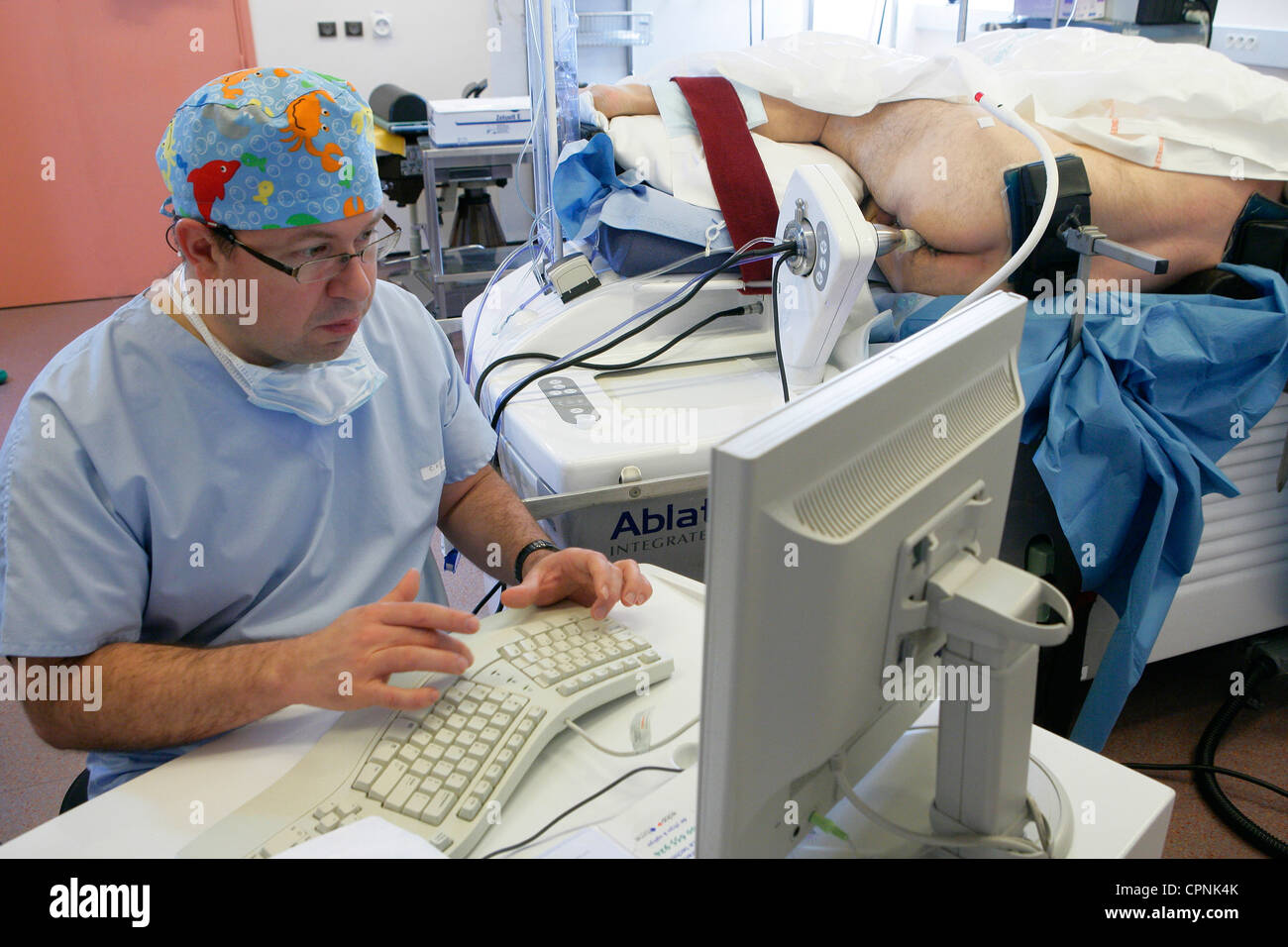 CANCER OF PROSTATE ULTRASOUND Stock Photo - Alamy