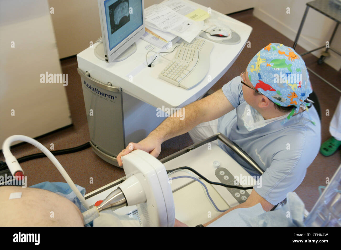 CANCER OF PROSTATE ULTRASOUND Stock Photo - Alamy