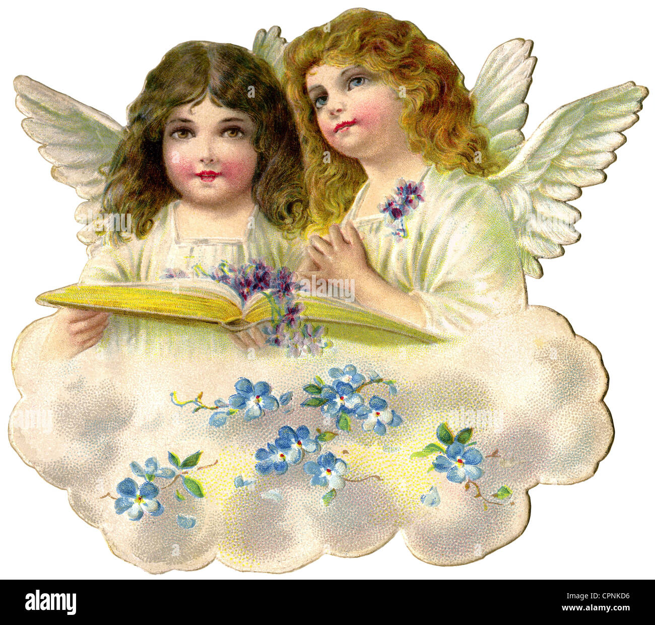 Little angel on cloud hi-res stock photography and images - Alamy