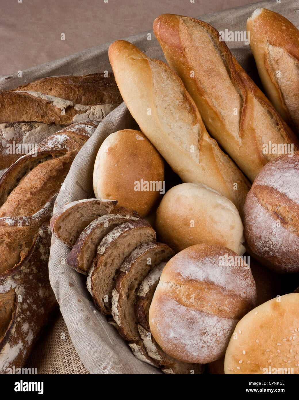 Bread varieties hi-res stock photography and images - Alamy