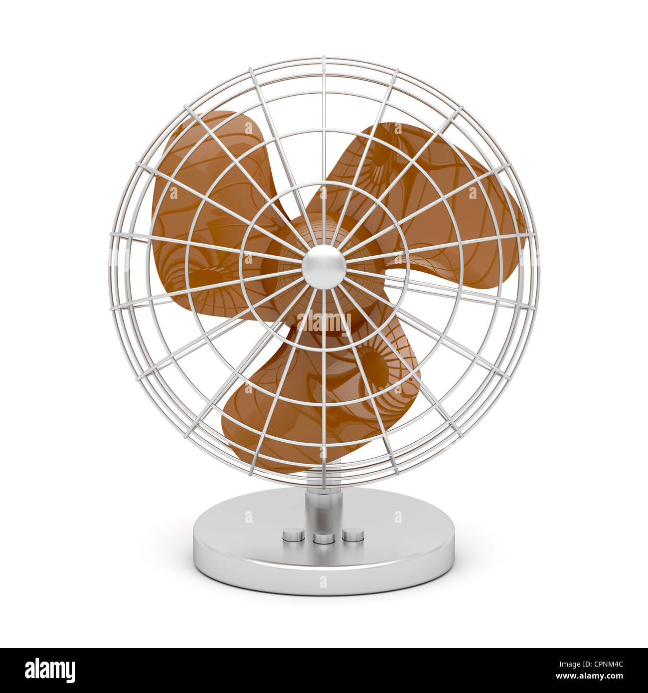 Electric fan isolated on white background Stock Photo - Alamy