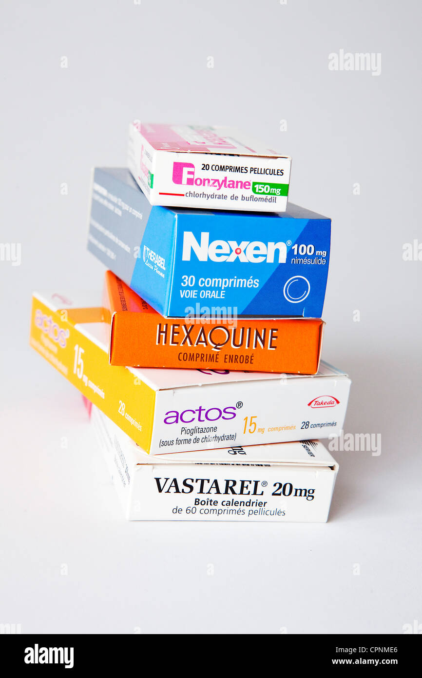 Drugs box warning hi-res stock photography and images - Alamy