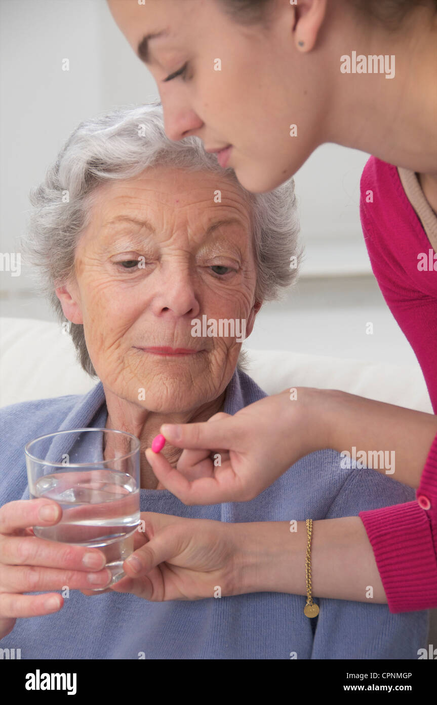 Older Person Help At Home High Resolution Stock Photography and Images ...