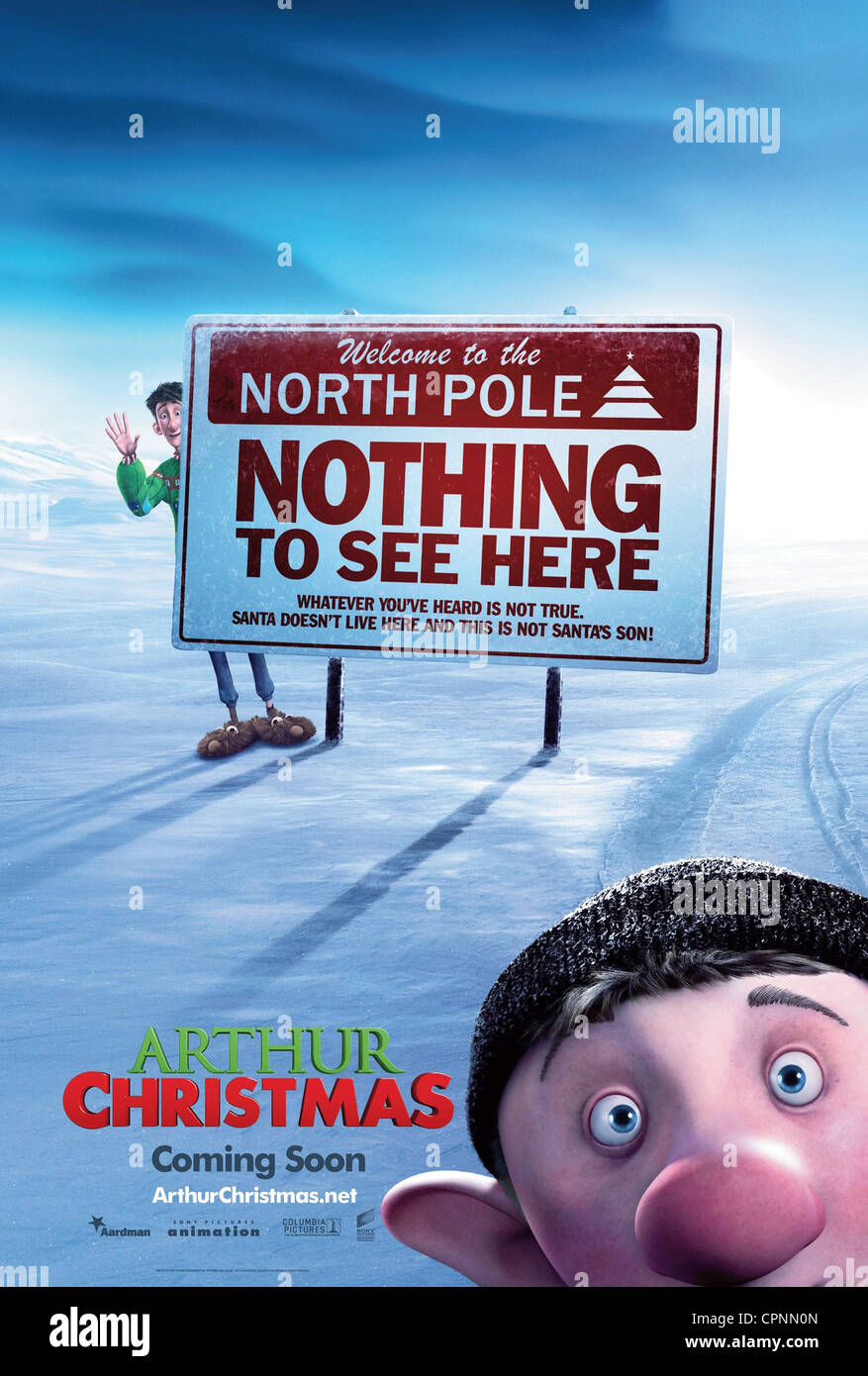 Arthur christmas poster hi-res stock photography and images - Alamy