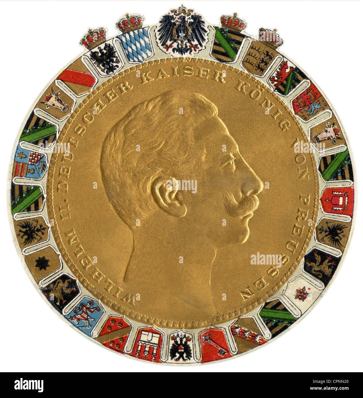 William II, 27.1.1859 - 4.6.1941, German emperor 15.6.1888 - 9.11.1918 ...