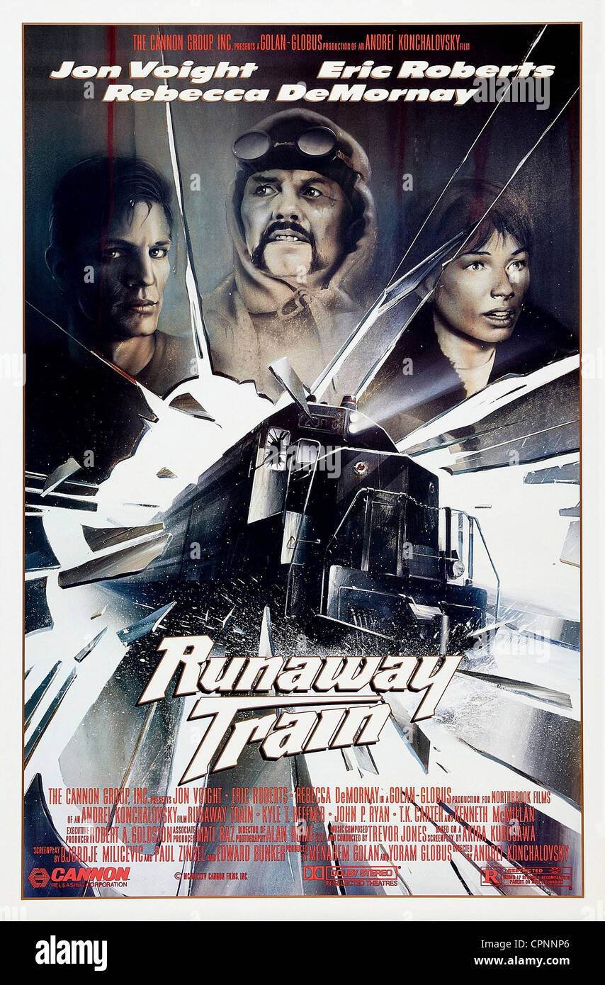 Runaway train movie poster hi-res stock photography and images - Alamy