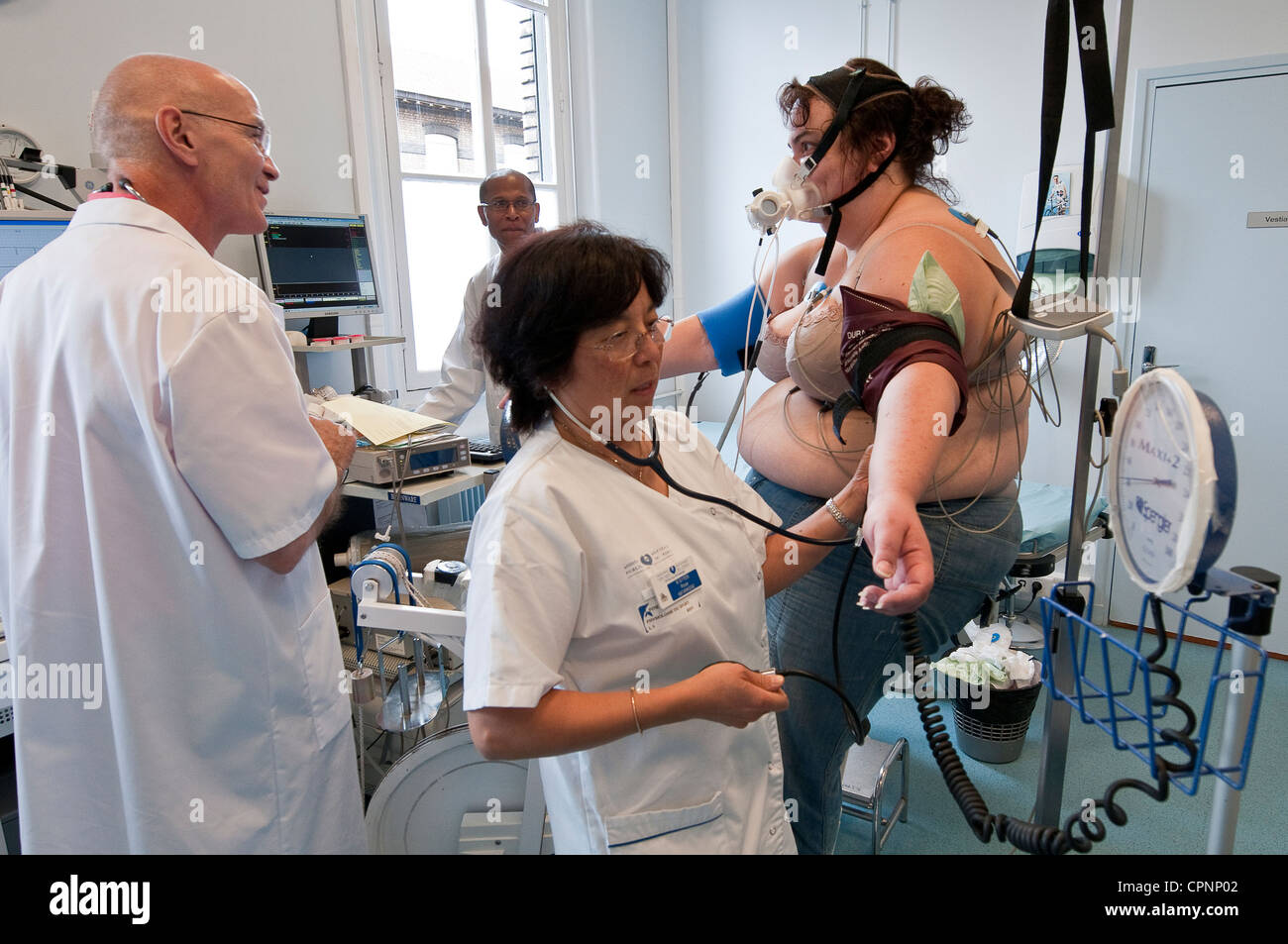 BREATHING, POTENCY TEST Stock Photo - Alamy