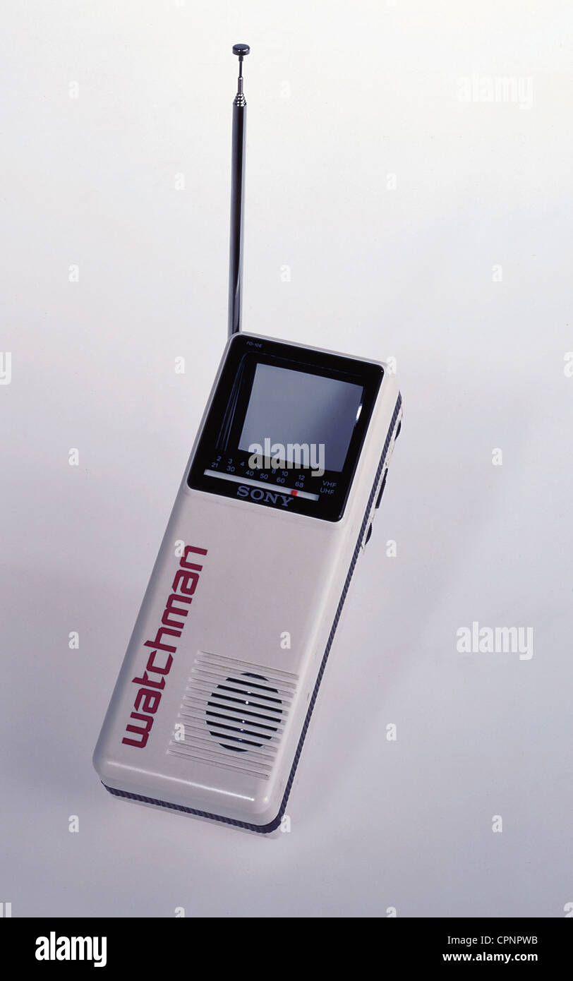 broadcast, television, Sony Watchman FD-10E, one of the first Watchman ...