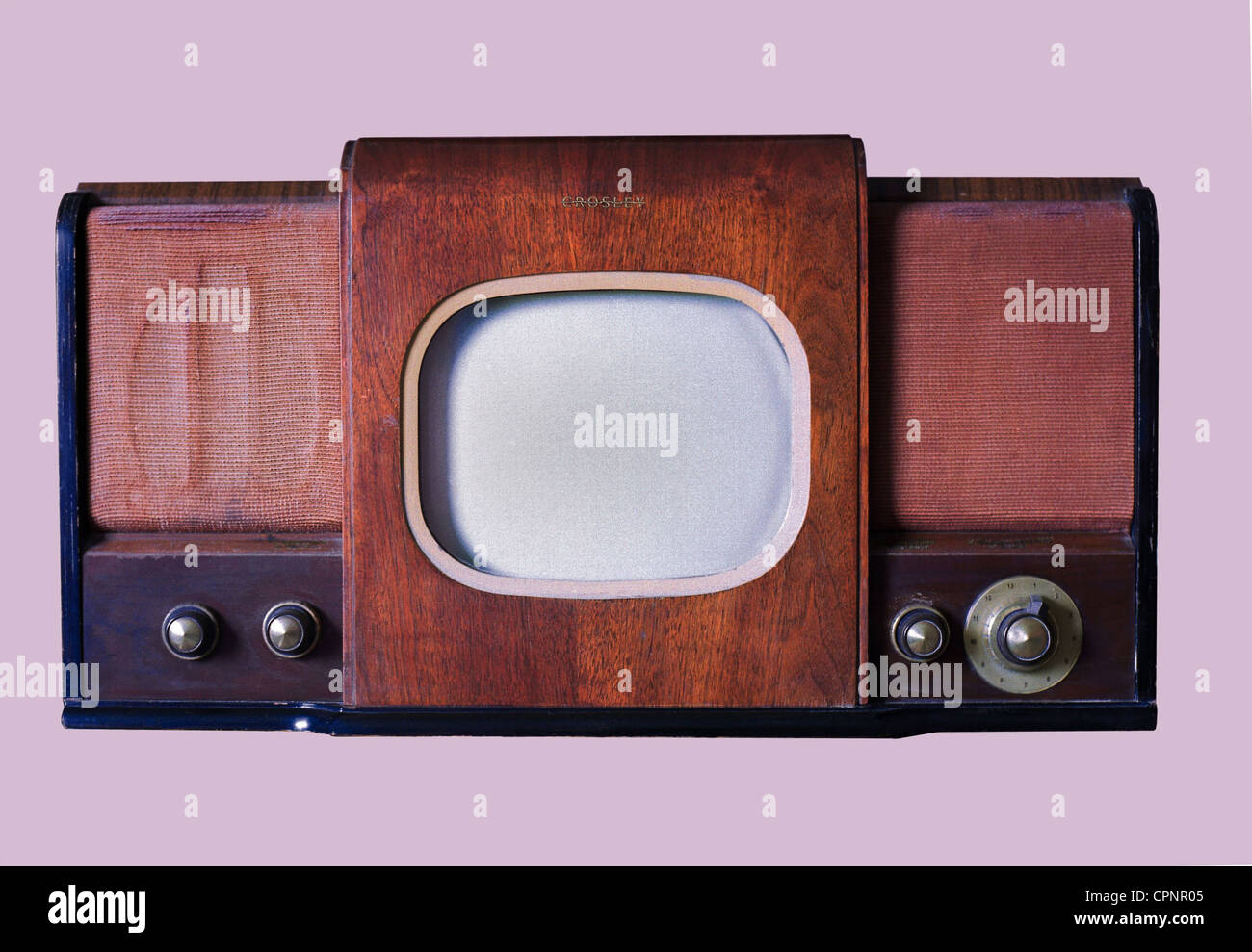 Early television set hi-res stock photography and images - Alamy