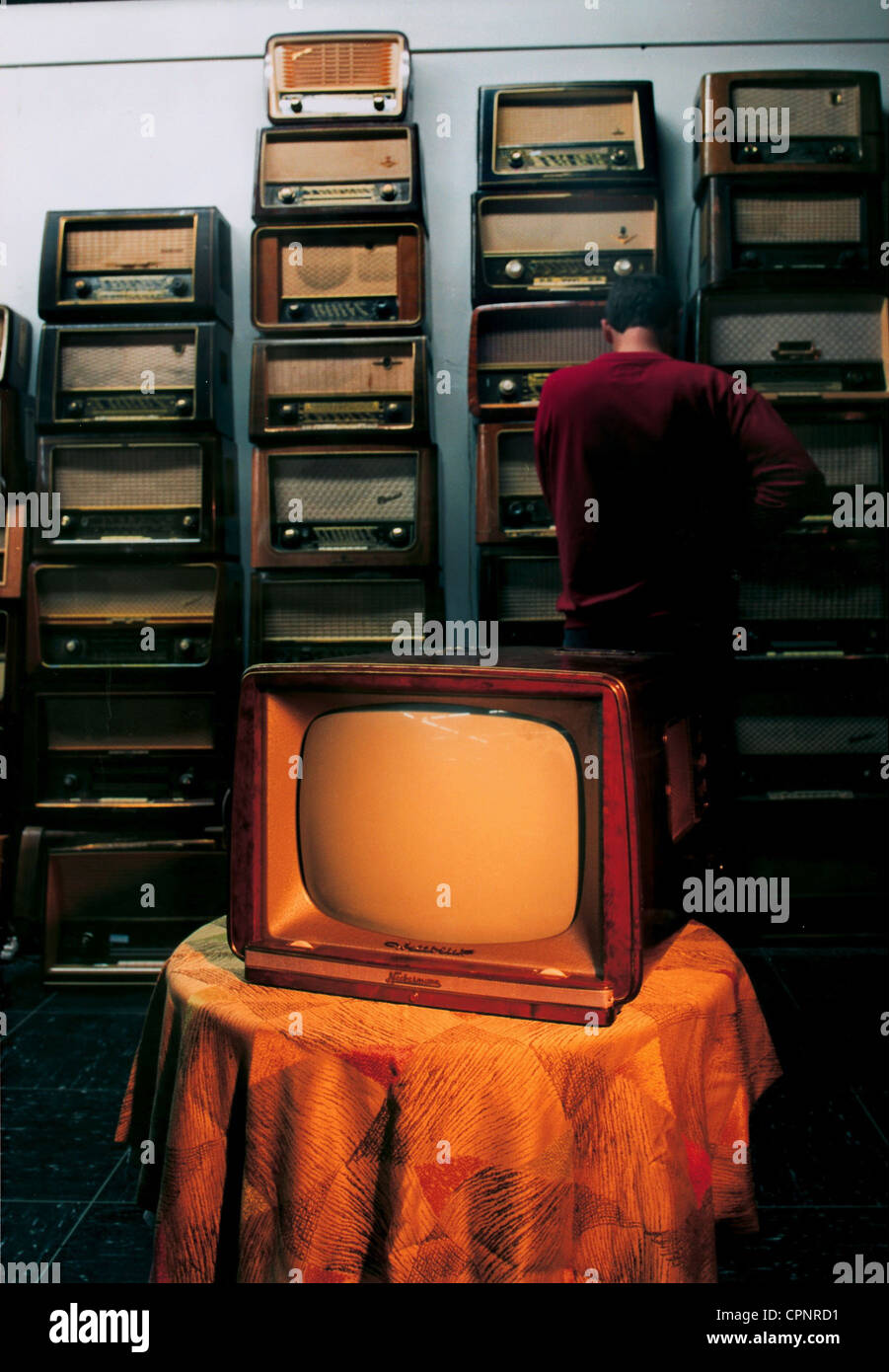 broadcast, television, television set by Neckermann, circa 1956 ...