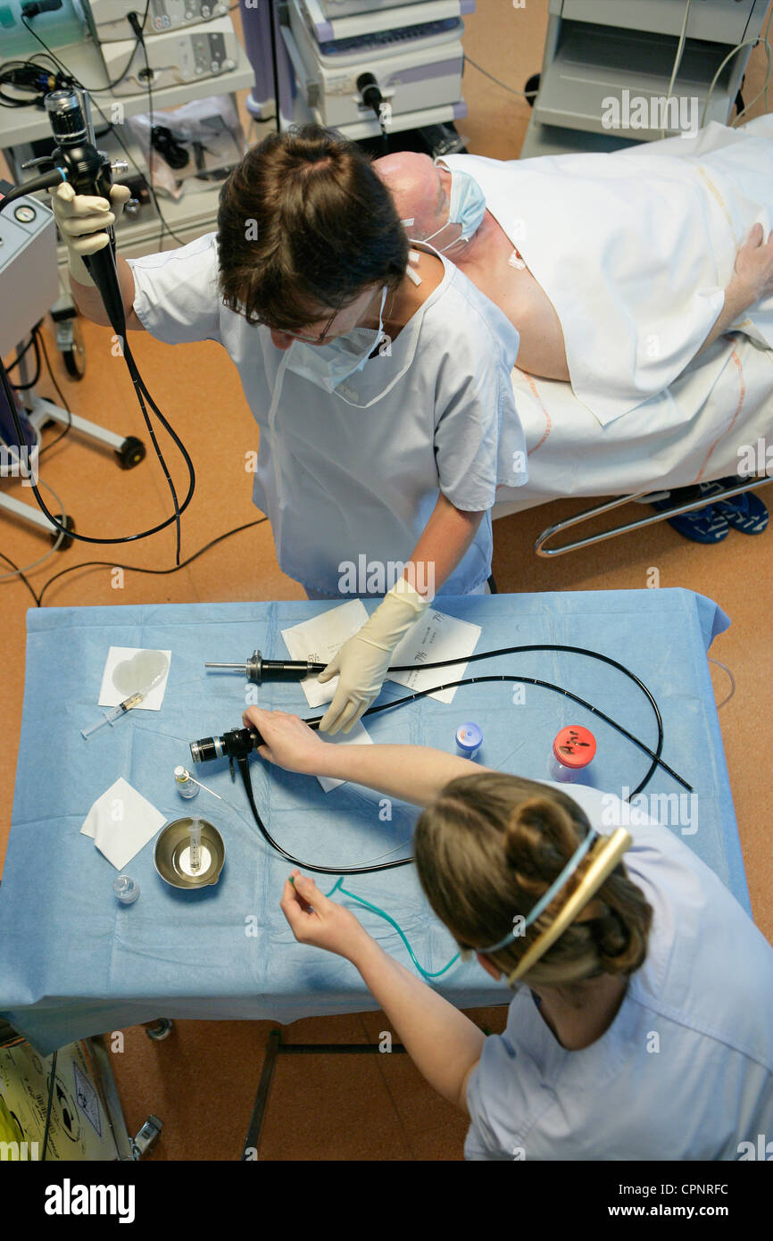 Bronchial endoscopy hi-res stock photography and images - Alamy