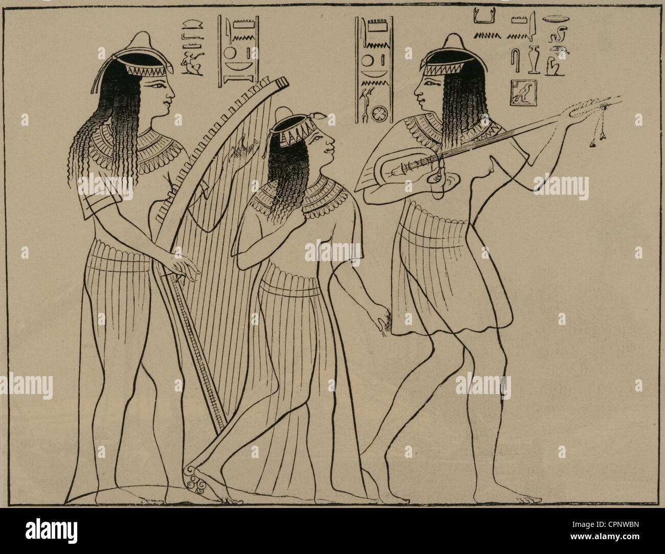Ancient egyptian instruments hi-res stock photography and images - Alamy