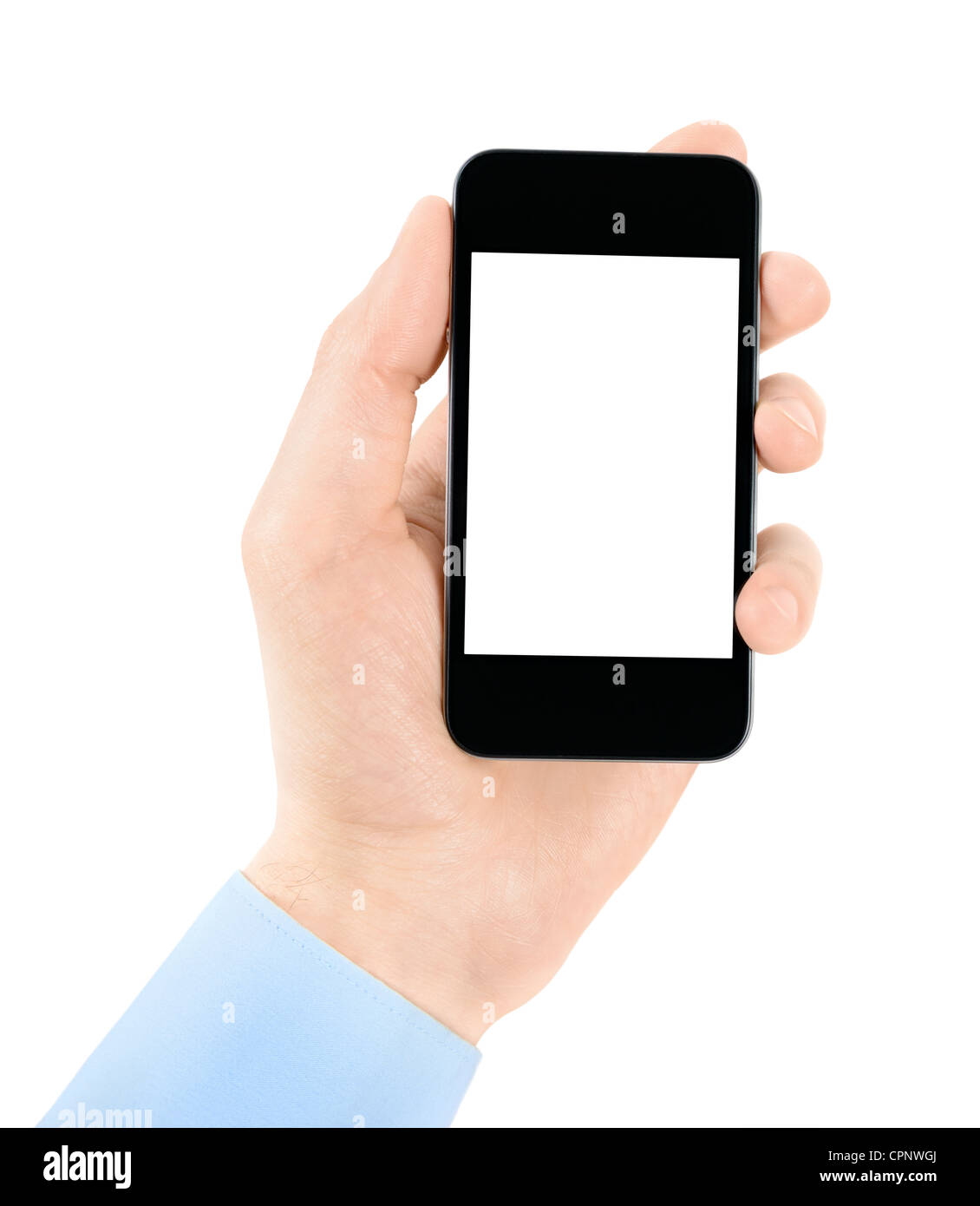 Mobile touching Cut Out Stock Images & Pictures - Alamy