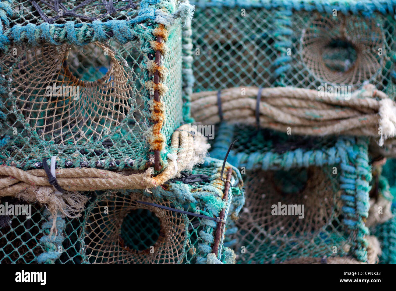 Lobster nets hi-res stock photography and images - Alamy