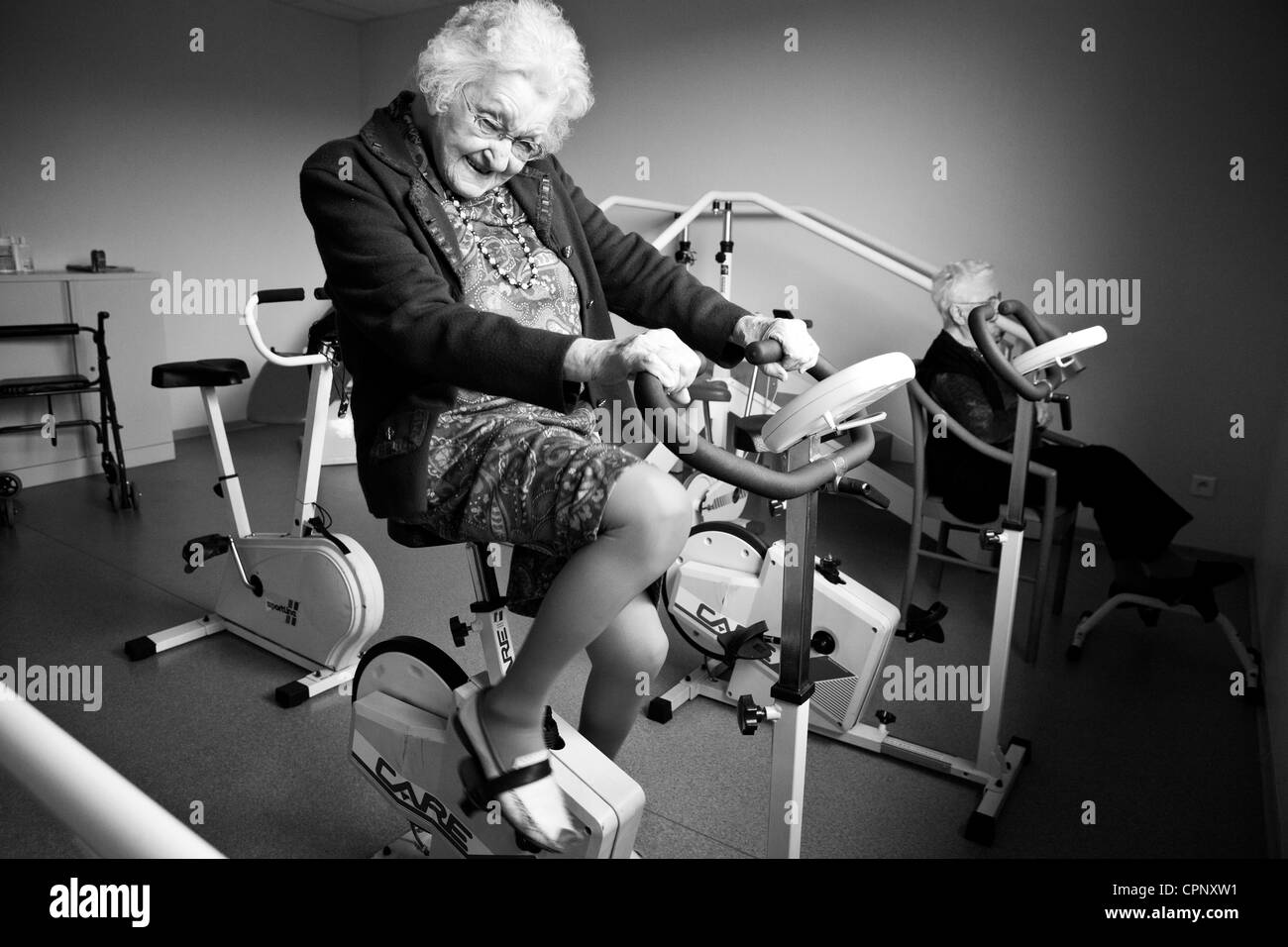 Activity home Black and White Stock Photos & Images - Alamy