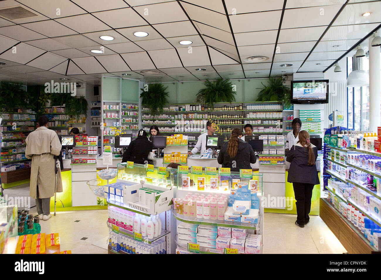 INTERIOR OF A CHEMIST'S SHOP Stock Photo - Alamy