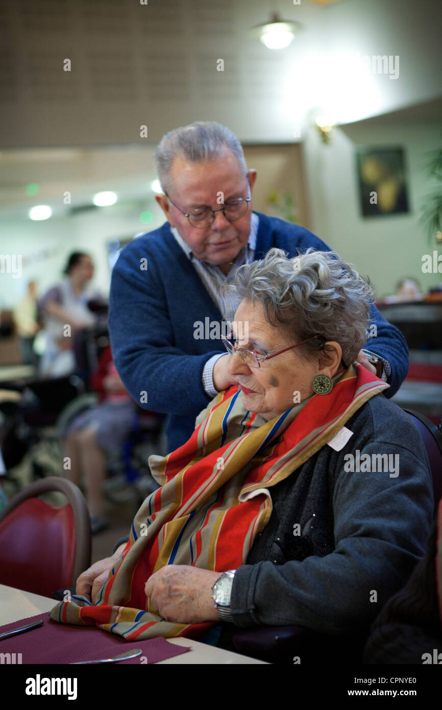 Old peoples home hall hi-res stock photography and images - Alamy