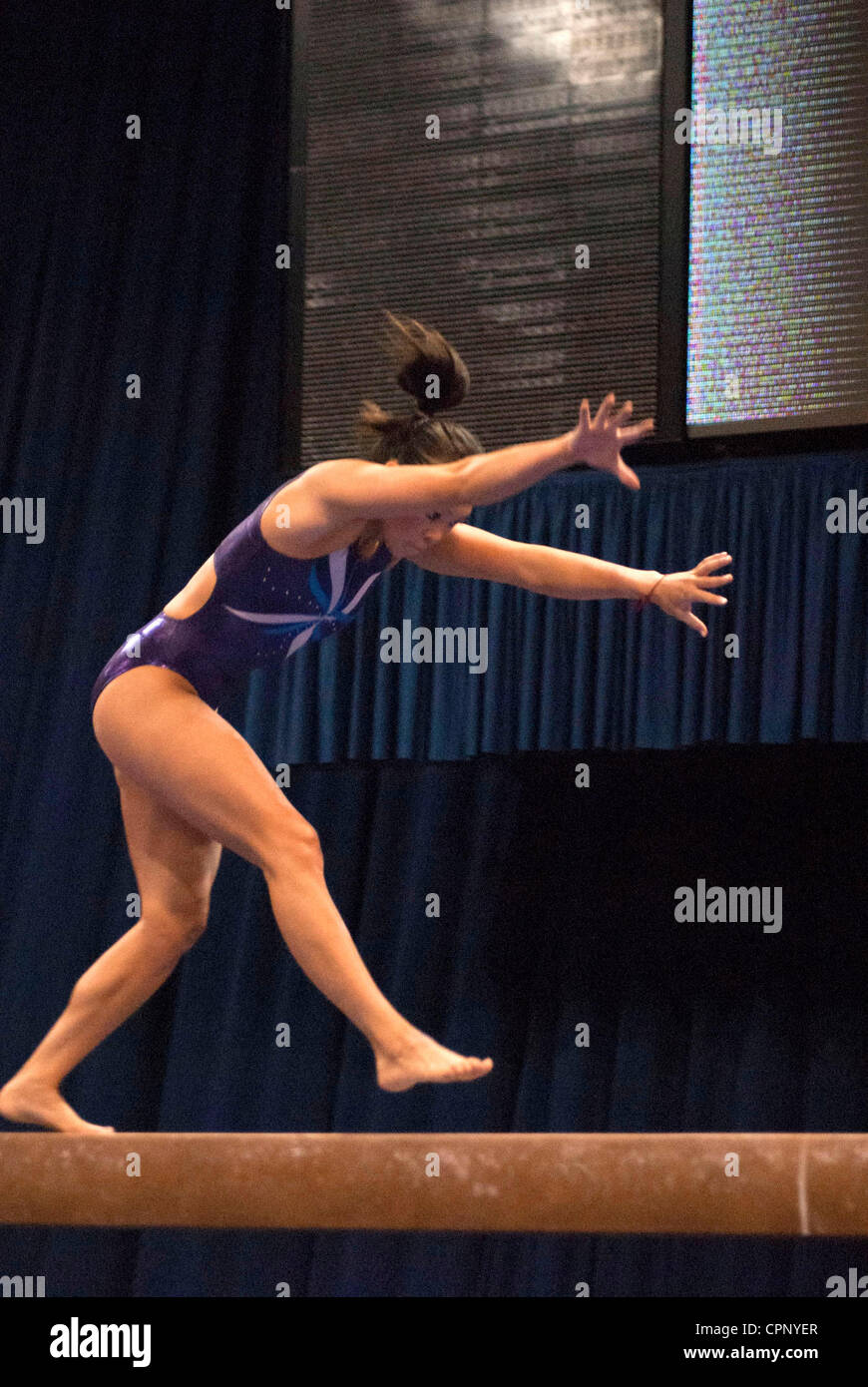 May 25, 2012 - Chicago, Illinois, U.S. - ANNA LI in mid motion on the ...