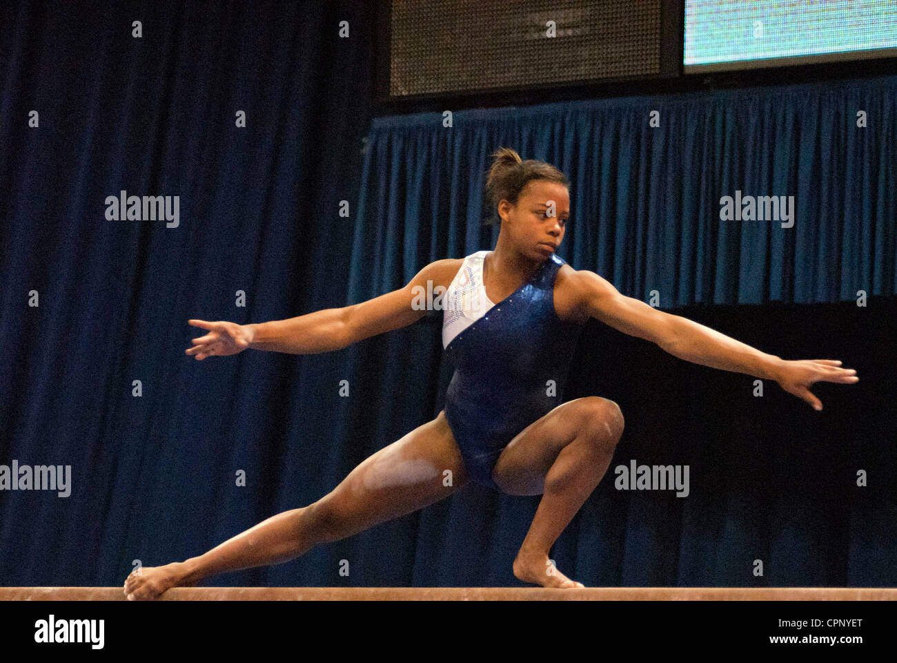 May 25, 2012 - Chicago, Illinois, U.S. - KENNEDY BAKER on the beam at ...