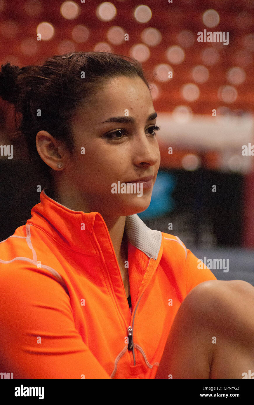 Aly Raisman achieves first place in the all around in Chicago at the U ...