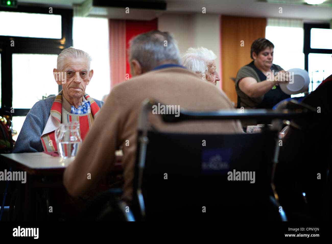 Old peoples home hall hi-res stock photography and images - Alamy
