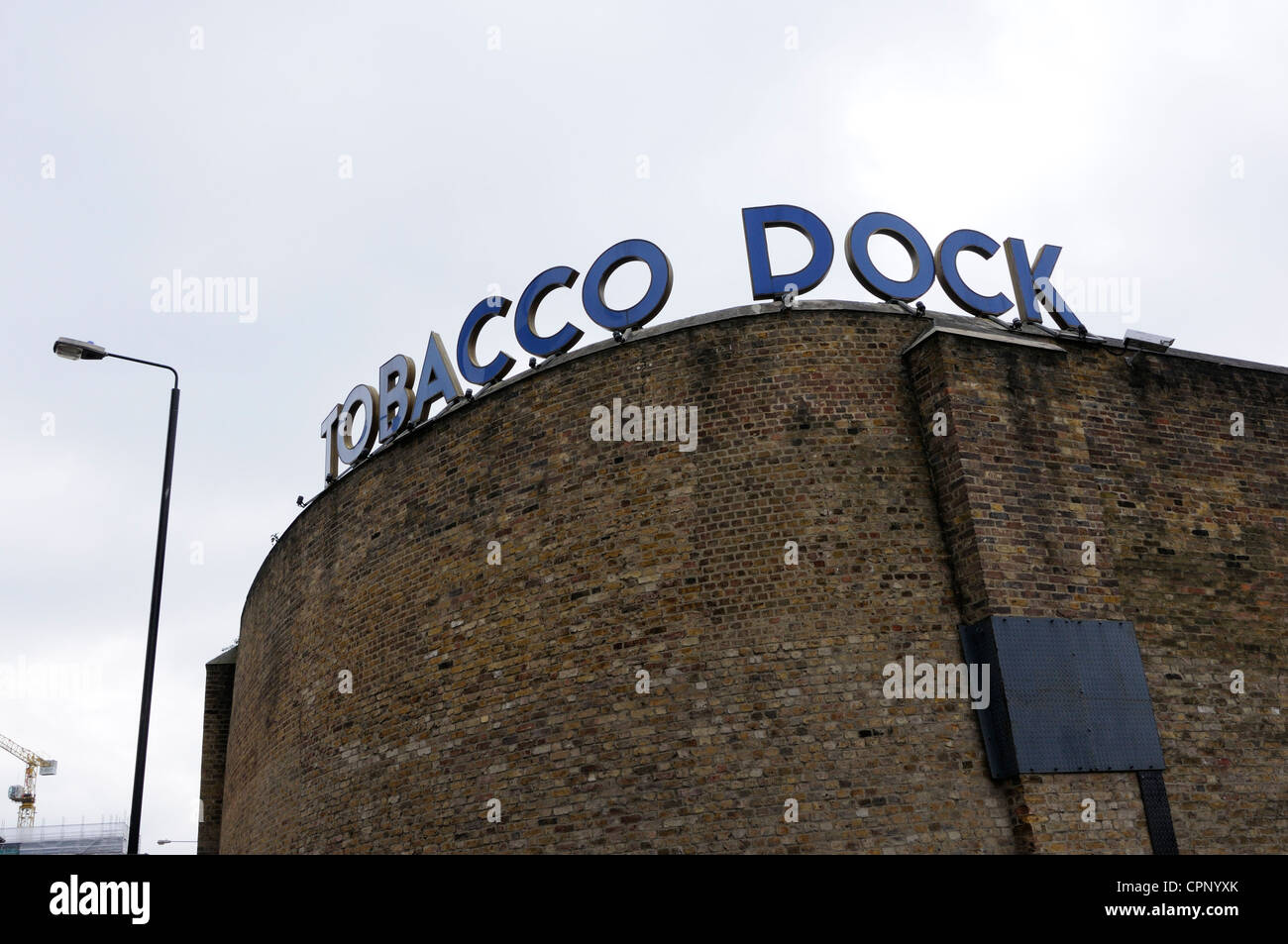 Tobacco dock sign hi-res stock photography and images - Alamy
