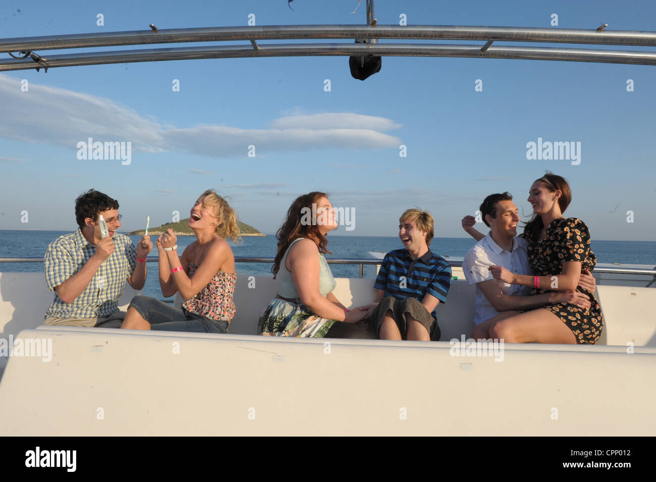 Blake harrison jessica knappett inbetweeners hi-res stock photography ...