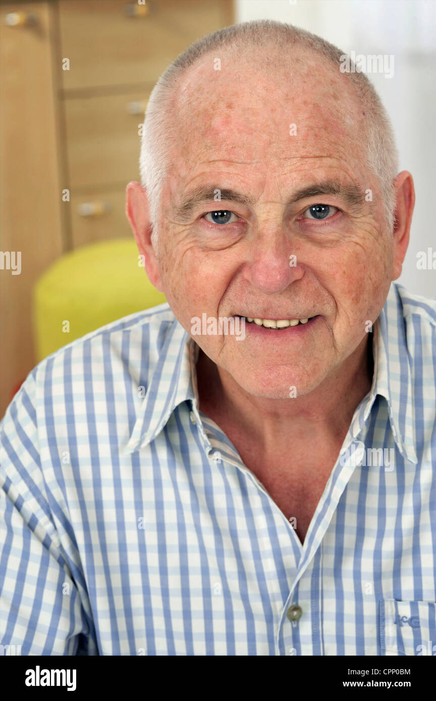 ELDERLY PERSON INDOORS Stock Photo - Alamy