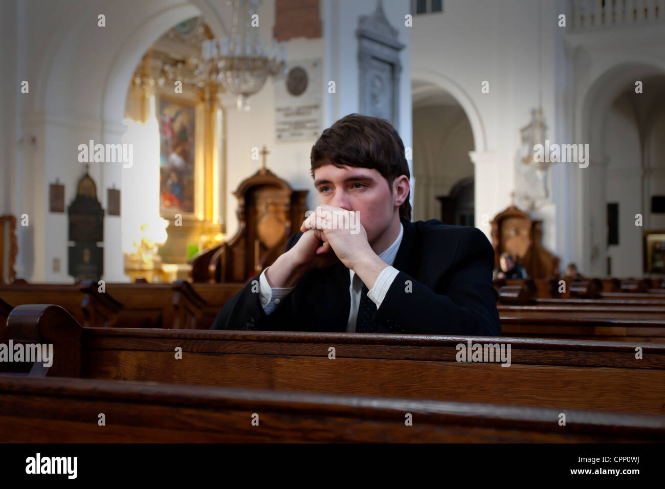 Prayer bench hi-res stock photography and images - Alamy