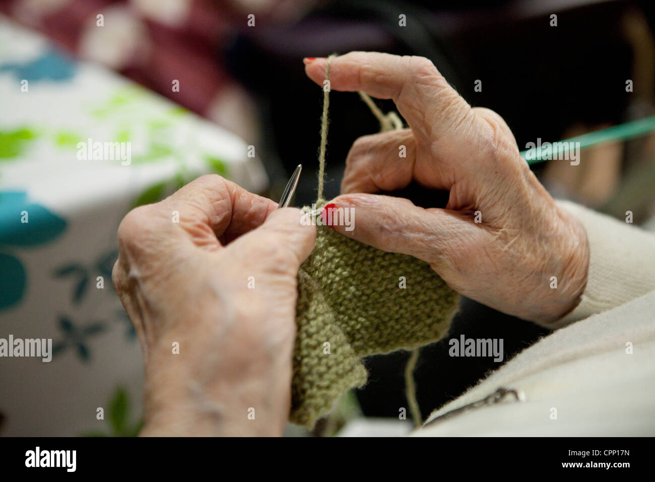 MANUAL ACTIVITY, ELDERLY PERSON Stock Photo - Alamy