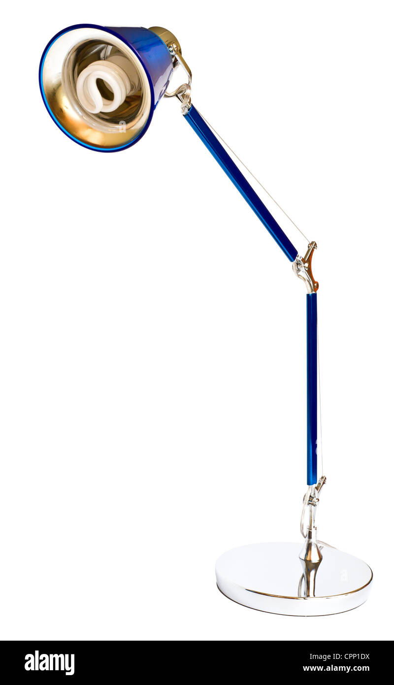 Blue table lamp Cut Out Stock Images & Pictures - Alamy